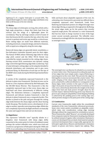 A REVIEW ON DESIGN AND 3D PRINTING OF A ROTOR BLADE OF LIGHT HELICOPTER ...