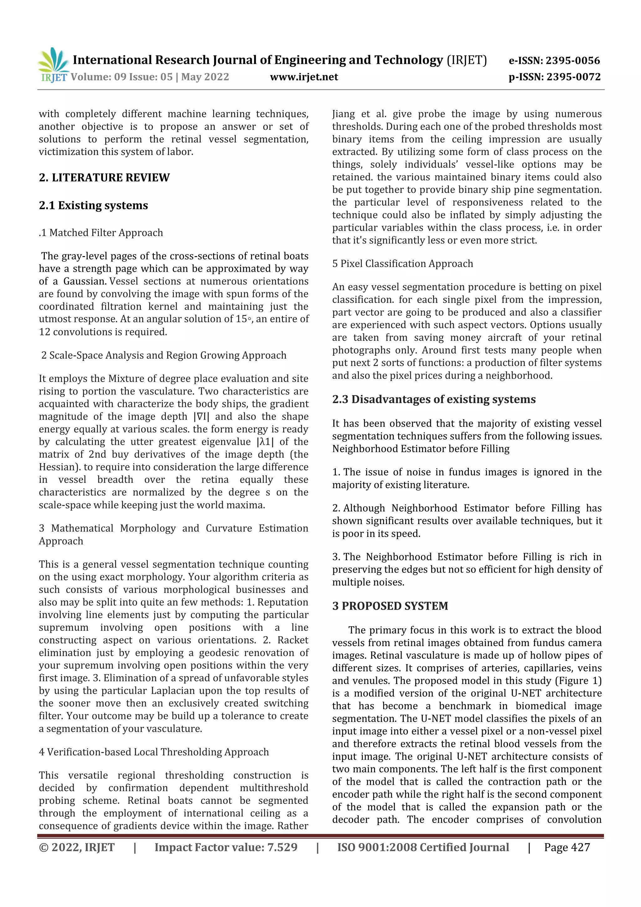 Retinal Vessel Segmentation in U-Net Using Deep Learning | PDF | Eye and Vision Conditions ...