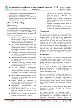 Introduction of Agile Project Management (APM) Methodology to a Railway ...