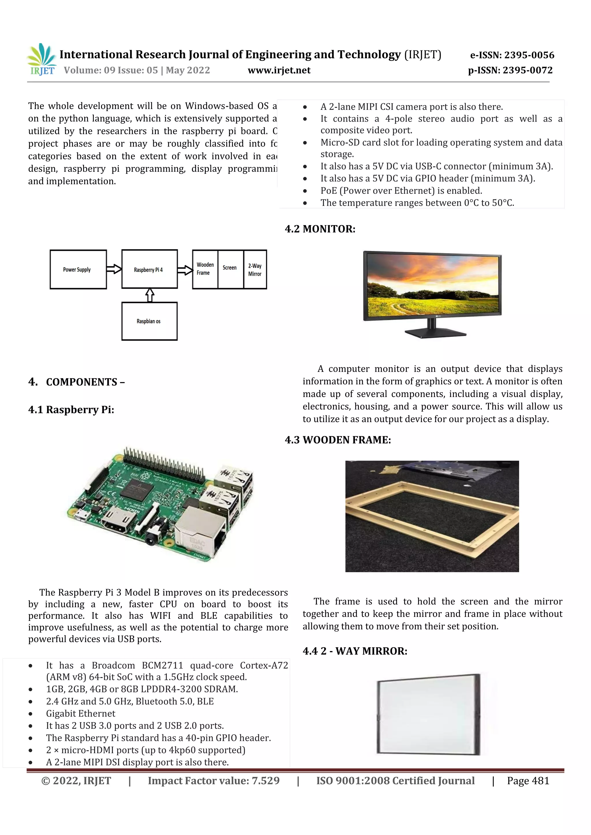 Smart Mirror | PDF