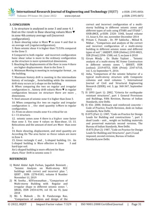 COMPARISON OF ANALYSIS AND DESIGN OF REGULAR AND IRREGULAR ...