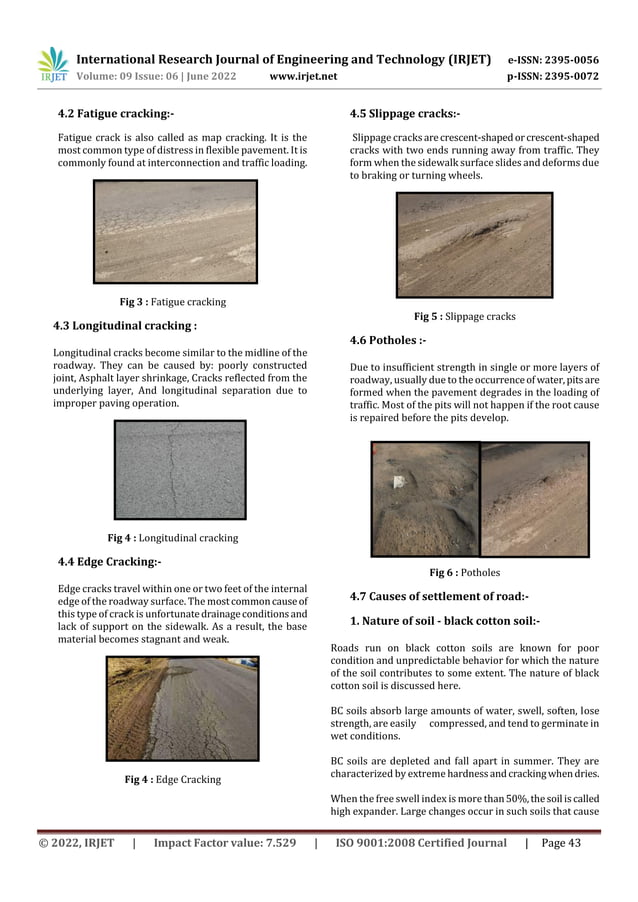 Settlement of flexible pavement of Sangli-Islampur road- A case study ...