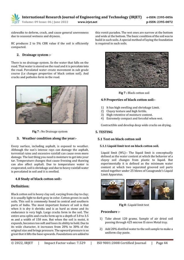 Settlement of flexible pavement of Sangli-Islampur road- A case study | PDF | Developmental ...