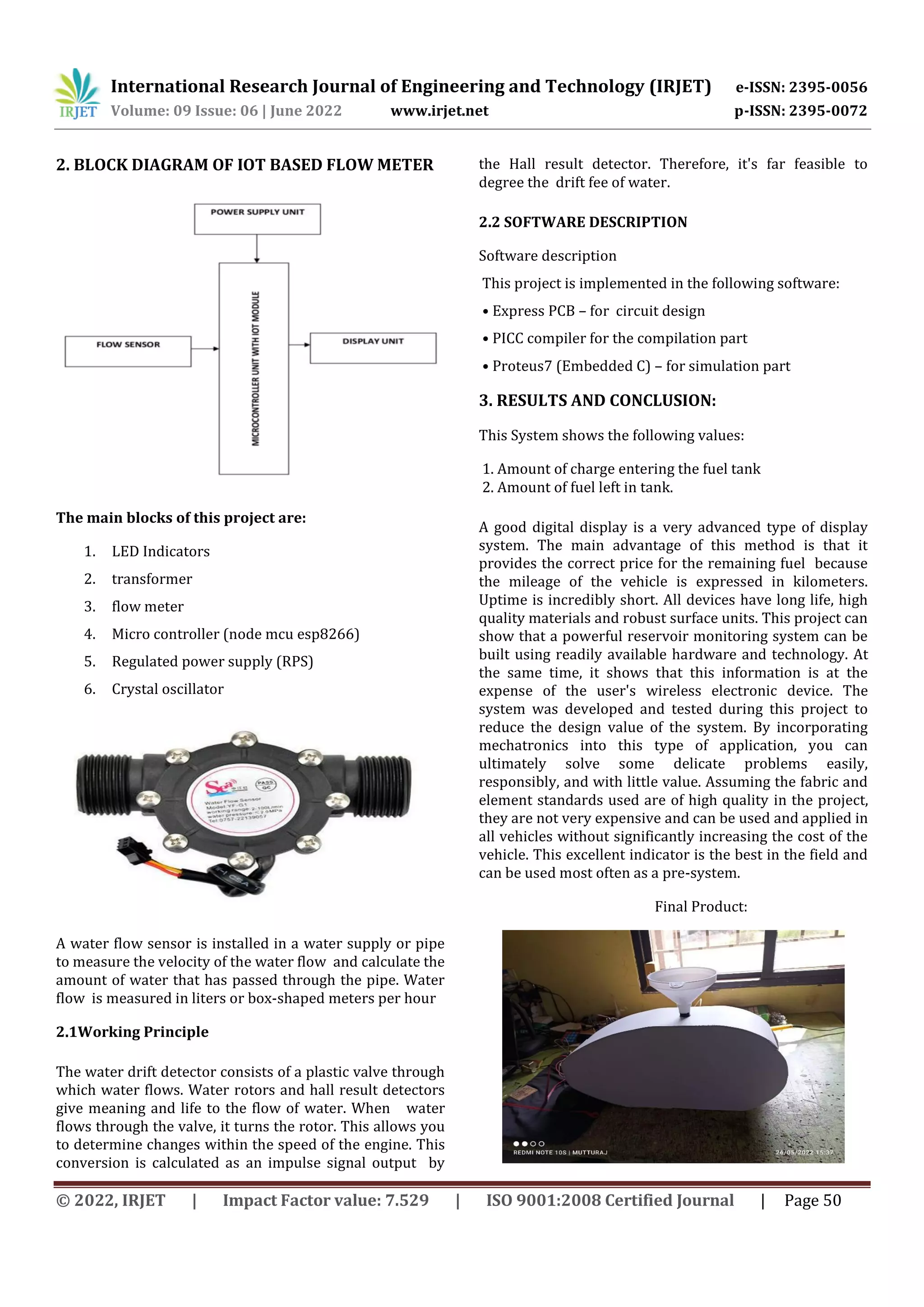 Smart Fuel Measuring device using IOT | PDF