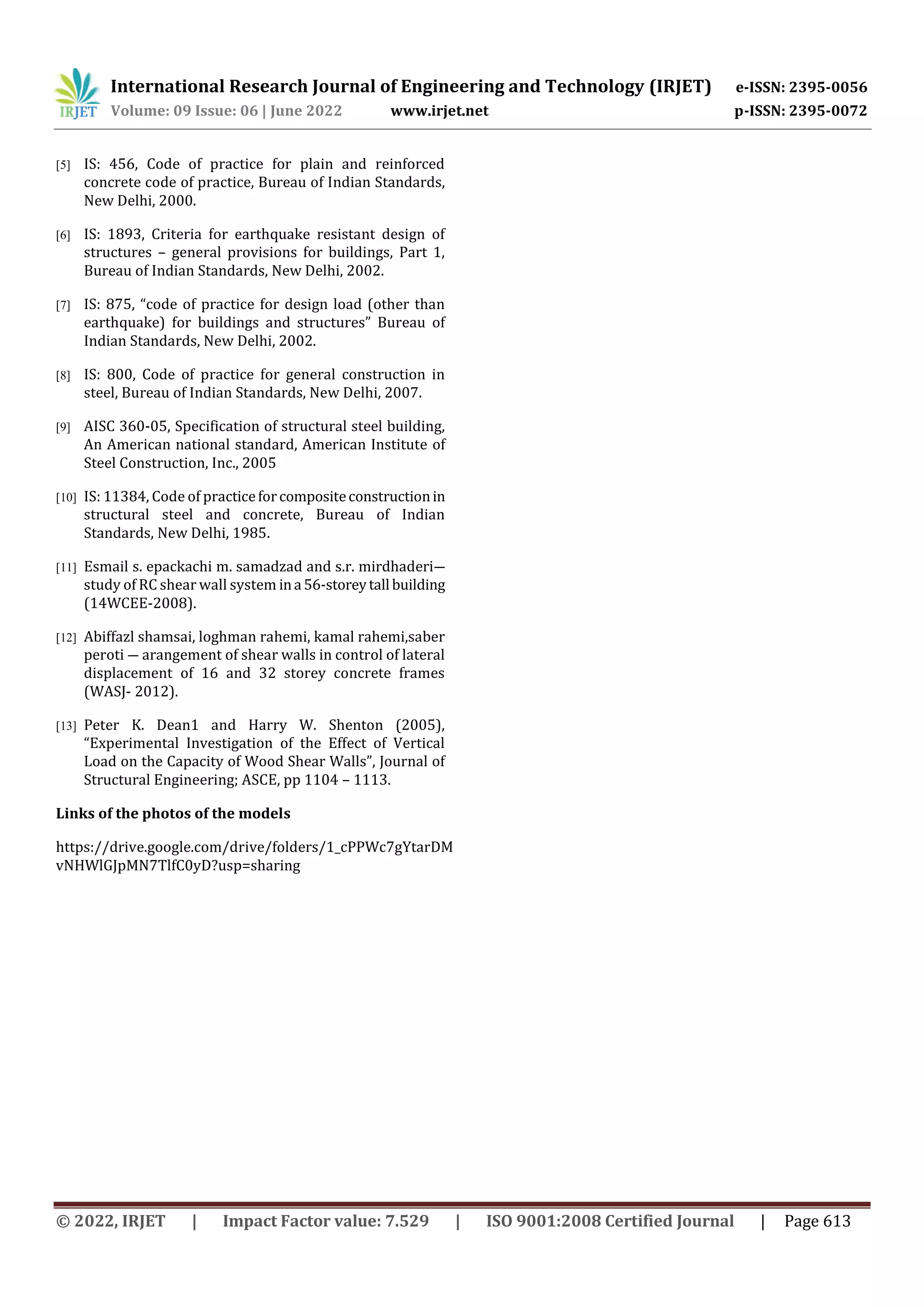 ANALYSIS AND DESIGN OPTIMIZATION OF SHEAR-WALL IN CASE OF HIGH-RISE BUILDING USING ETABS | PDF ...