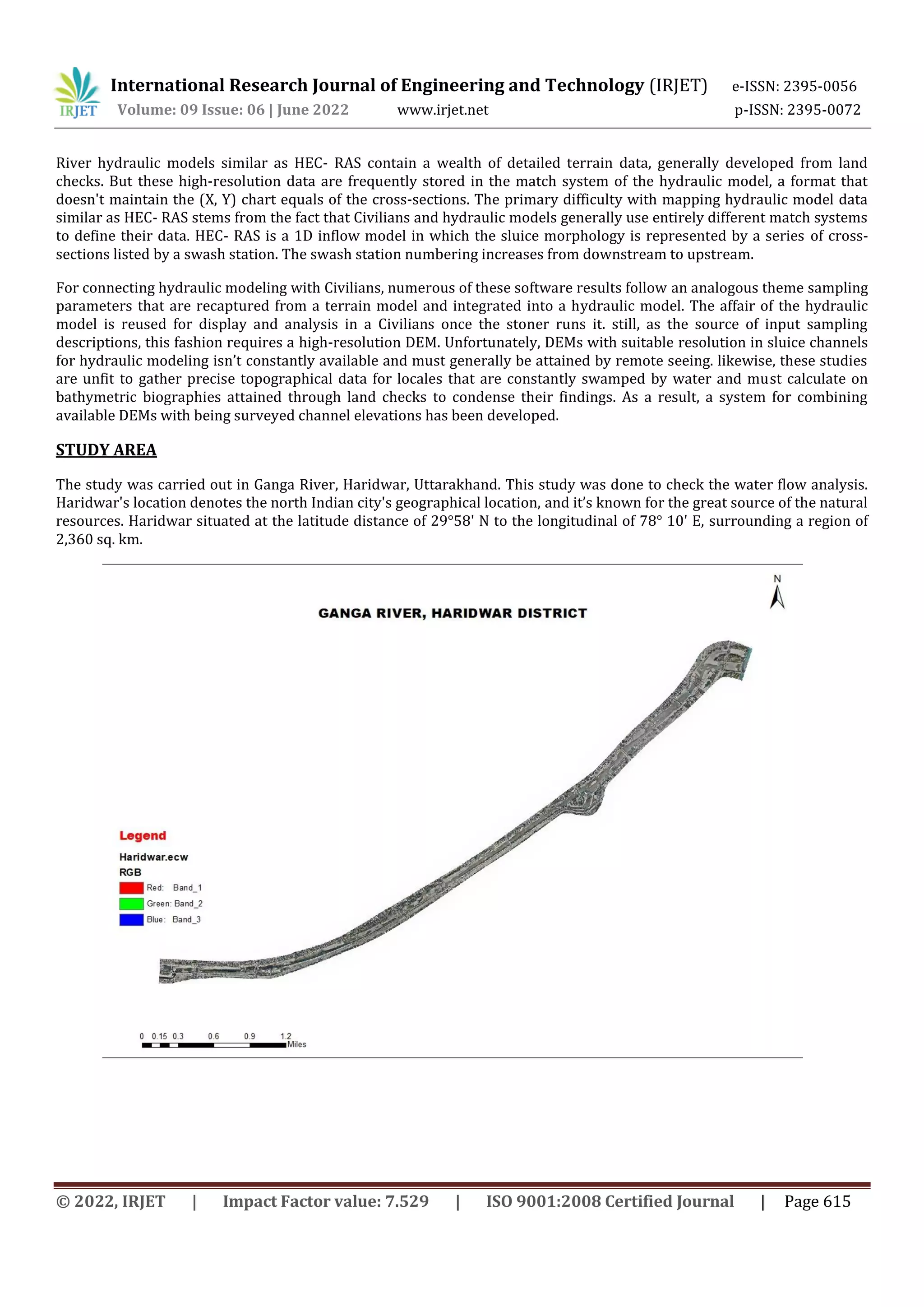 DEM GENERATION AND RIVER ANALYSIS USING HEC-RAS MODEL, HARIDWAR ...