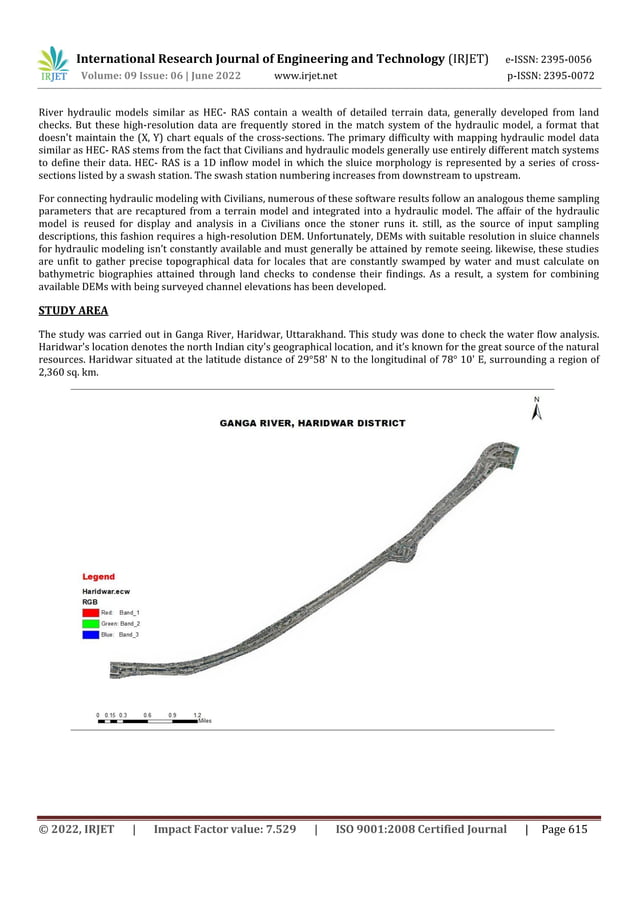 DEM GENERATION AND RIVER ANALYSIS USING HEC-RAS MODEL, HARIDWAR ...