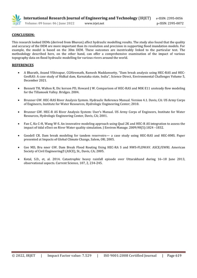 DEM GENERATION AND RIVER ANALYSIS USING HEC-RAS MODEL, HARIDWAR ...