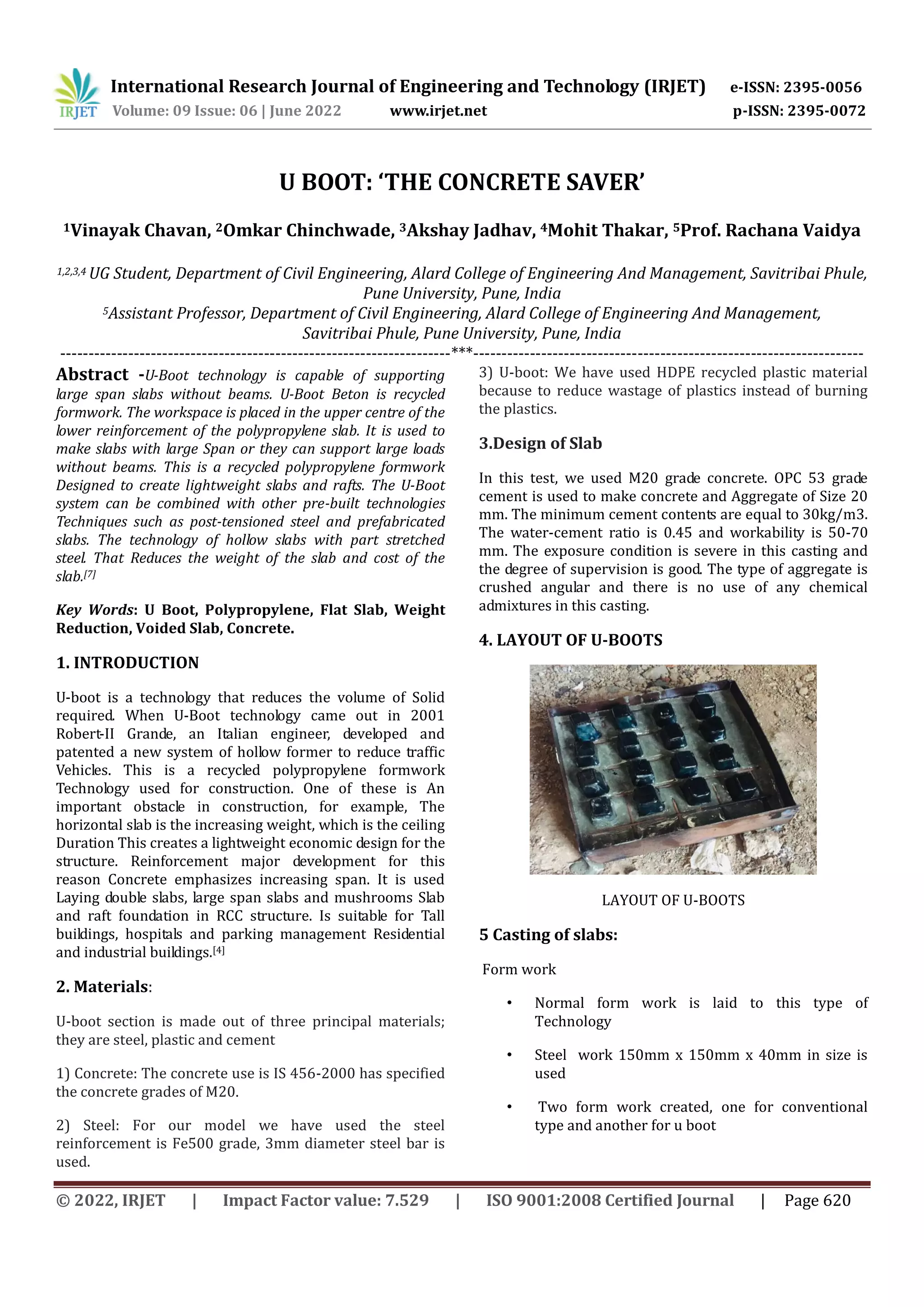 U BOOT: ‘THE CONCRETE SAVER’ | PDF