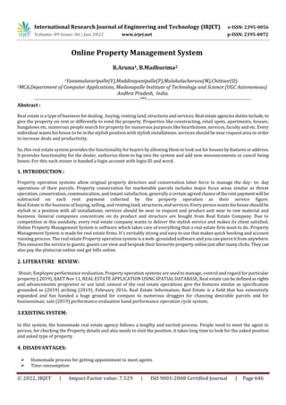 Online Property Management System | PDF