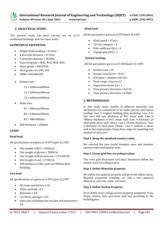 COMPARATIVE STUDY OF DIFFERENT SHEAR WALL ON IRREGULAR STRUCTURE | PDF