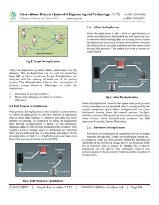 Data De-Duplication Engine for Efficient Storage Management | PDF | Data Storage and Warehousing ...
