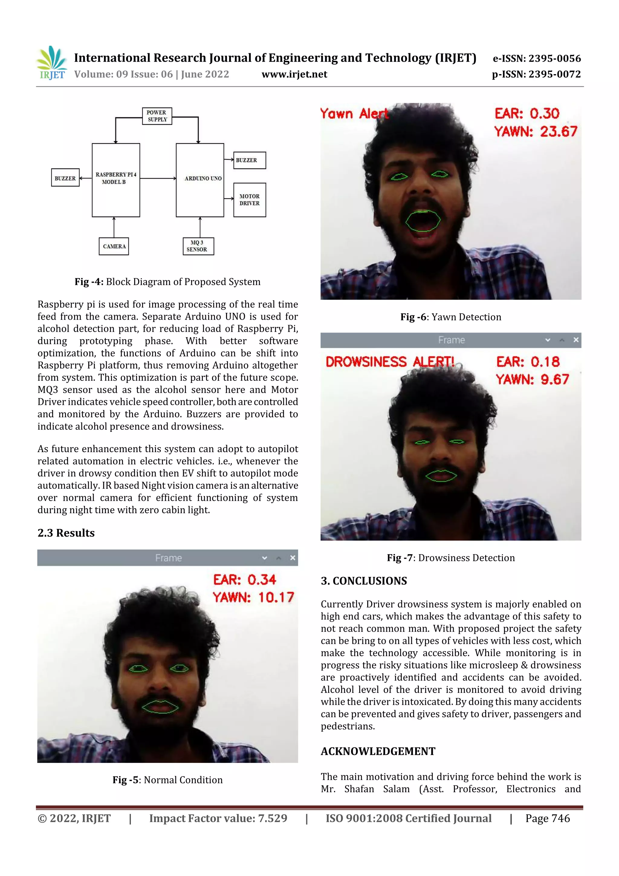 Driver Drowsiness Detection System for Accident Prevention | PDF