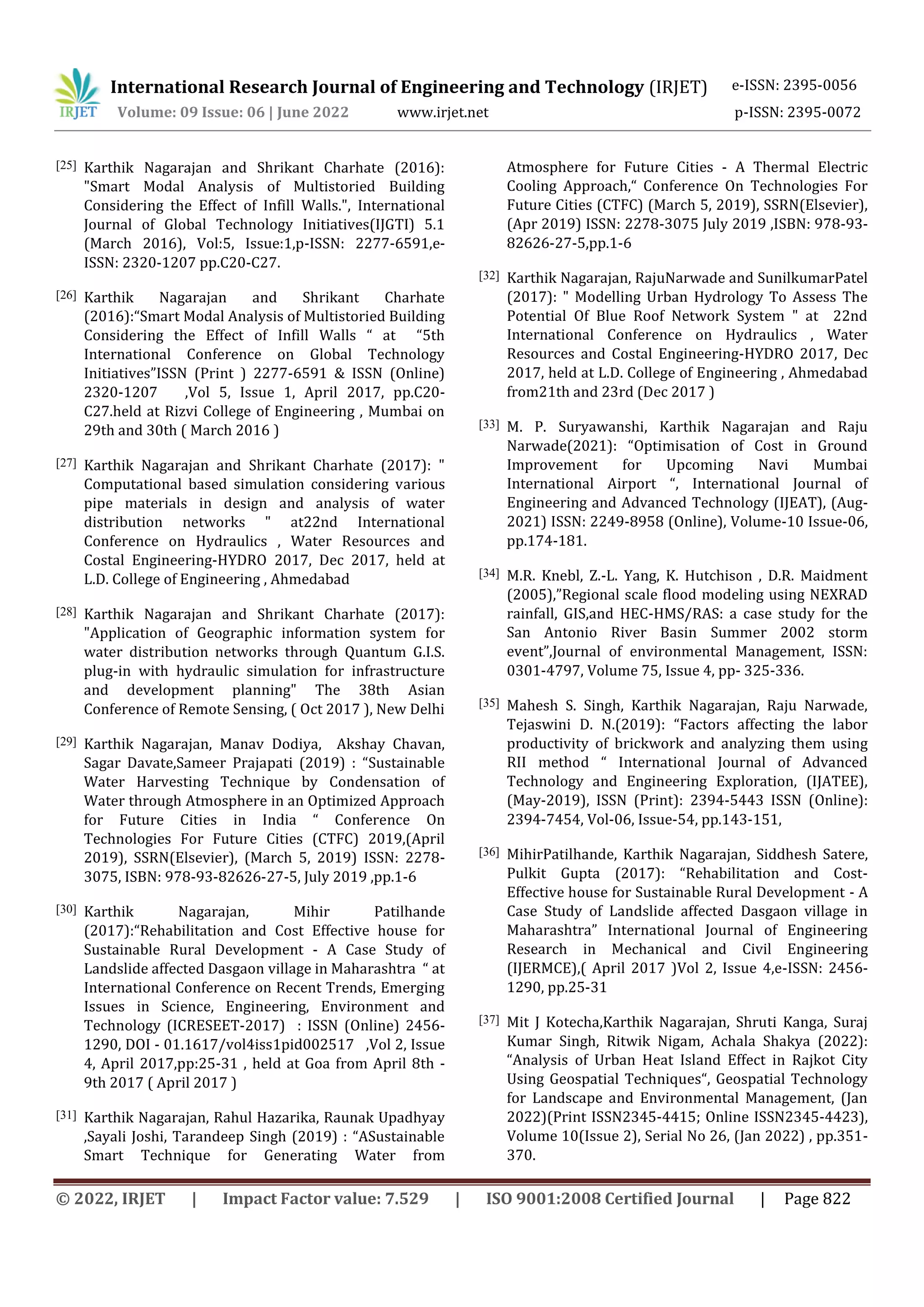 Review Paper for floodplain mapping with applications of HEC-HMS, HEC-RAS and ArcGIS softwares ...