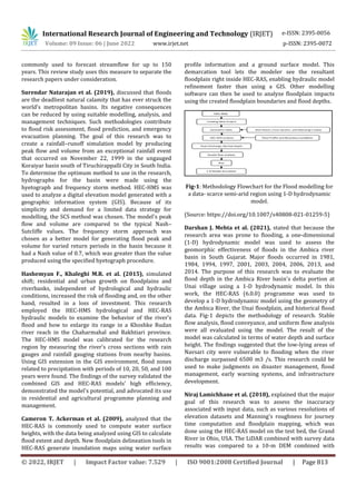 Review Paper for floodplain mapping with applications of HEC-HMS, HEC ...