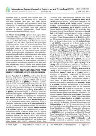 Review Paper for floodplain mapping with applications of HEC-HMS, HEC-RAS and ArcGIS softwares ...