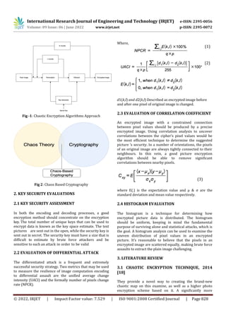 Chaos Based Image Encryption Techniques: A Review | PDF