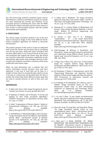 Chaos Based Image Encryption Techniques: A Review | PDF