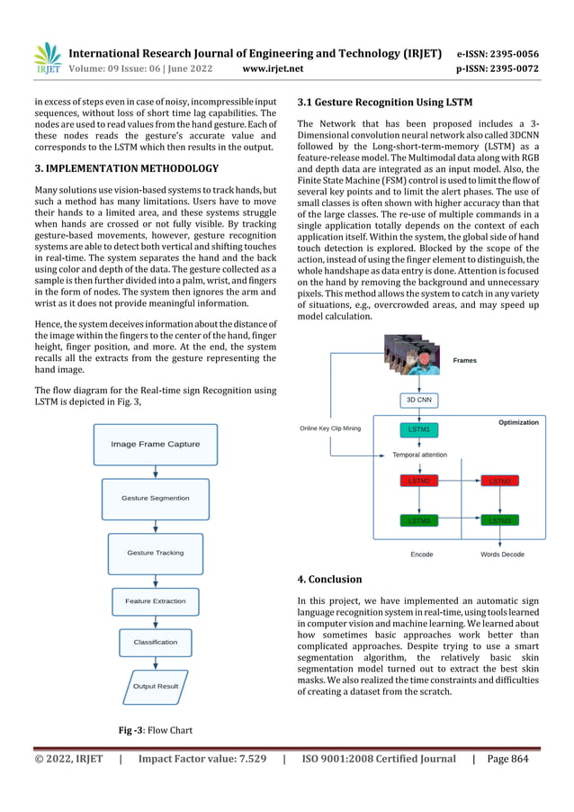 Hand Gesture Recognition System Using Holistic Mediapipe | PDF