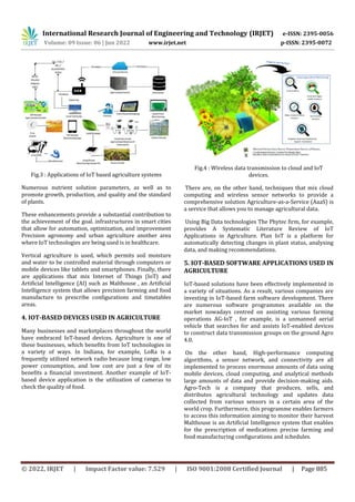 Role of IOT in introducing Smart Agriculture | PDF