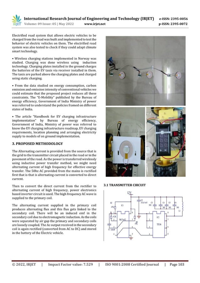 DYNAMIC CHARGING OF ELECTRIC VEHICLES | PDF
