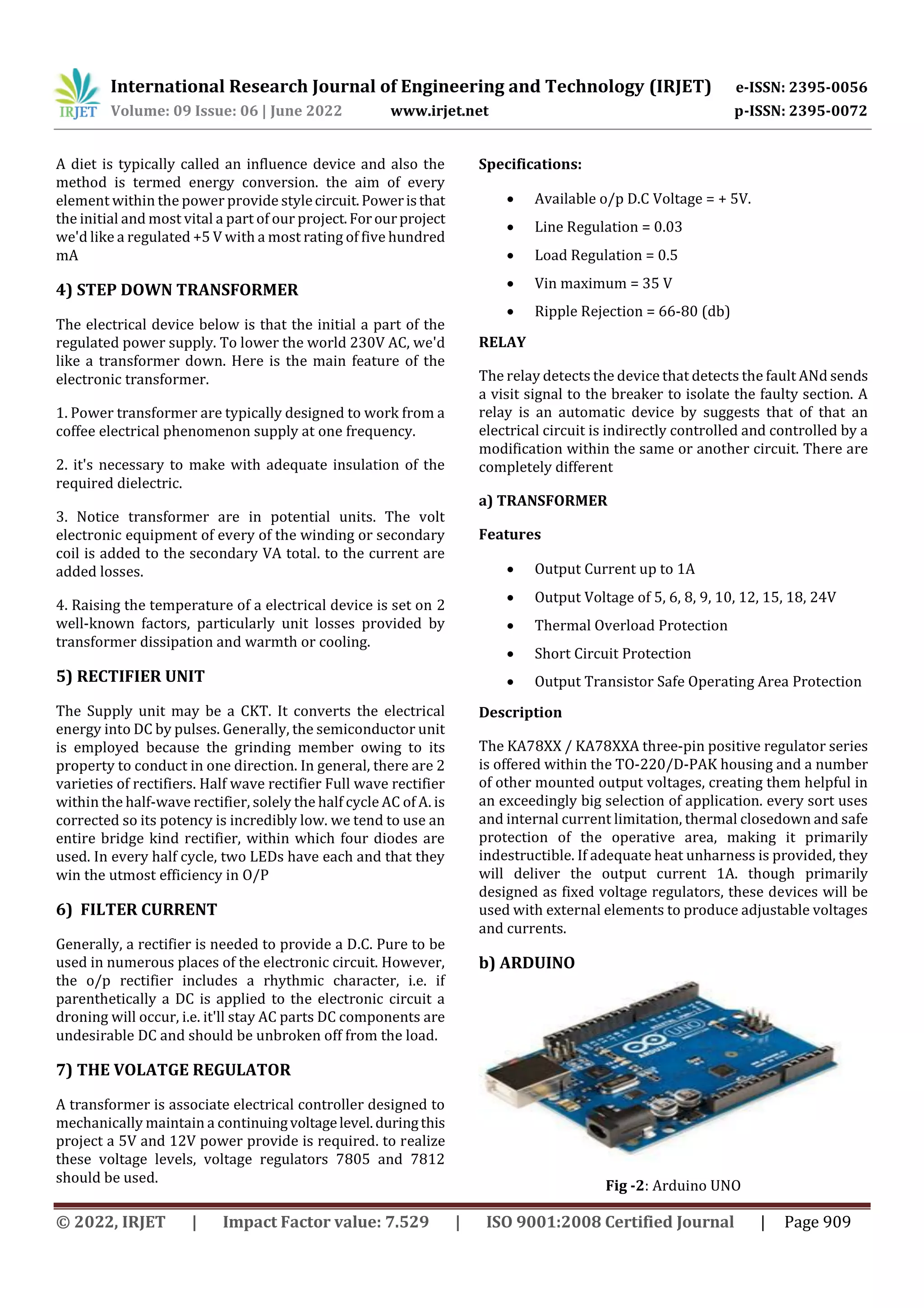 Underground Cable Fault Detection Using Arduino Pdf