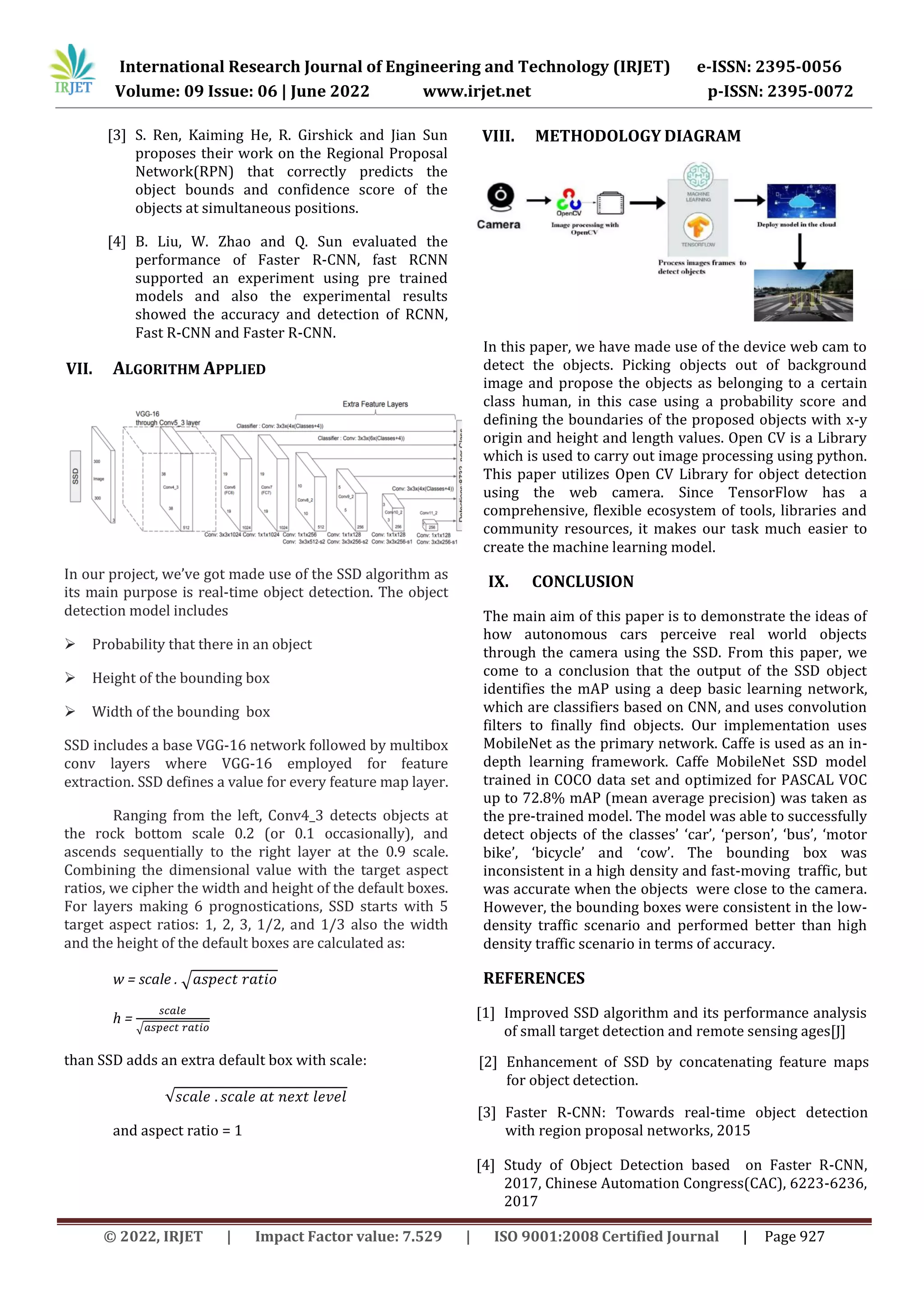 Object Detection for Autonomous Cars using AI/ML | PDF