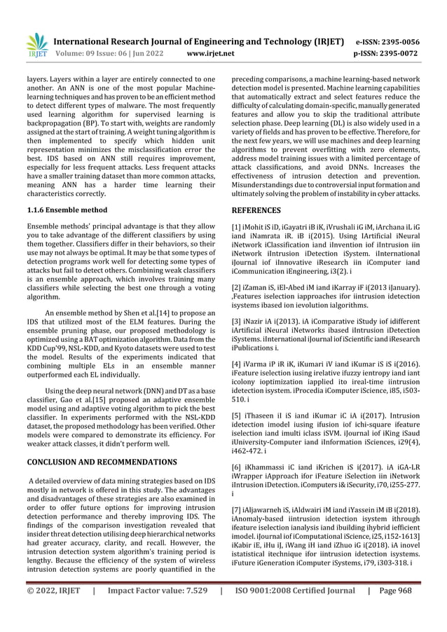 Intrusion Detection System Using Machine Learning: An Overview | PDF