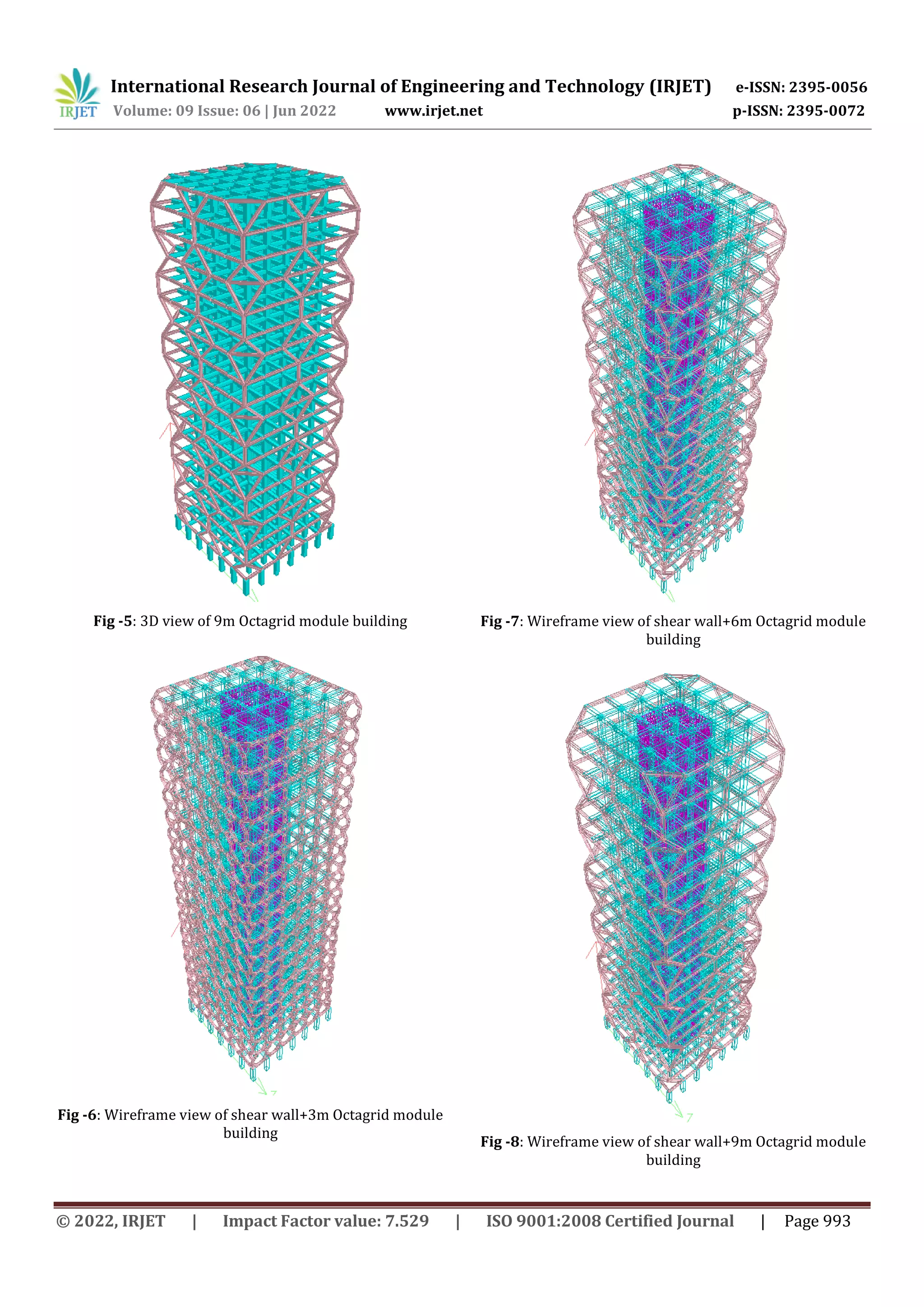 Seismic Behaviour Of Multistorey Rc Frame With Shear Wall And Octagrid Sructure Pdf Civil