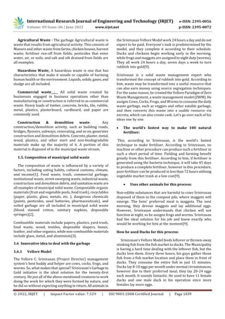 Sustainable Solution For Solid Waste Management : A Survey And A Case ...