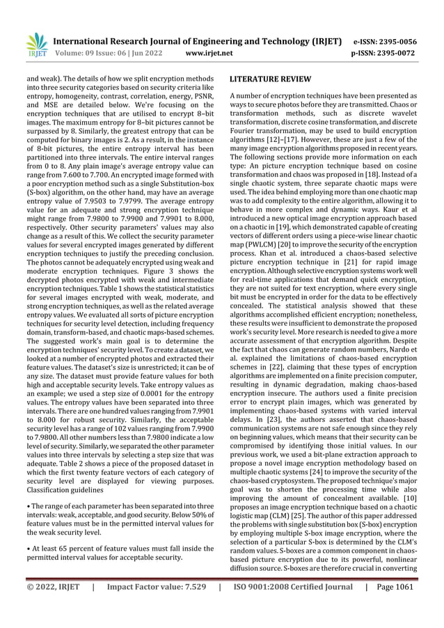 DETECTING THE SECURITY LEVEL OF VARIOUS CRYPTOSYSTEMS USING MACHINE ...