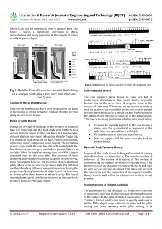 A Theoretical Study on Strata Behaviour and Ground Control in Coal ...
