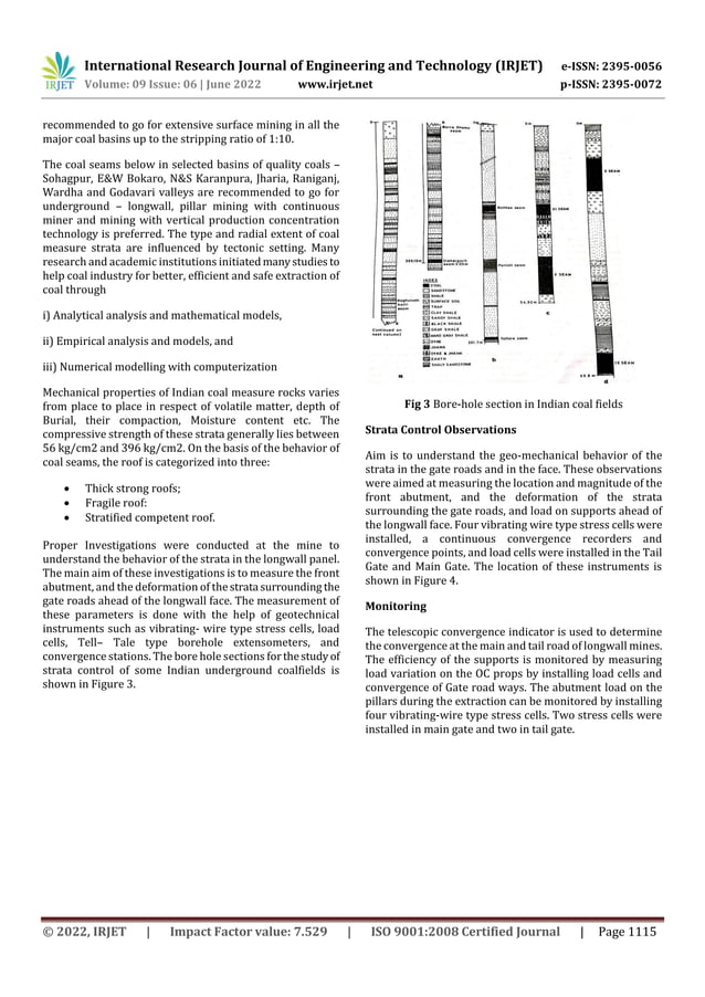 A Theoretical Study on Strata Behaviour and Ground Control in Coal ...