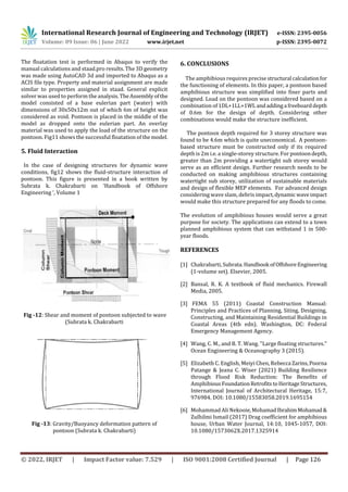 Design Parameters and Fluid Interaction of Amphibious Structures | PDF