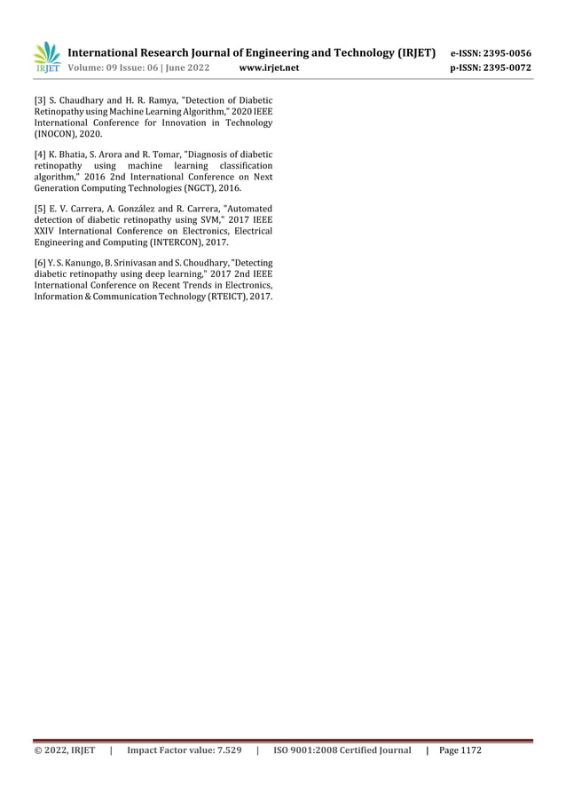 Detection Of Diabetic Retinopathy Using Convolutional Neural Network Pdf