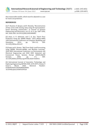 STOCK PRICE PREDICTION USING TIME SERIES | PDF