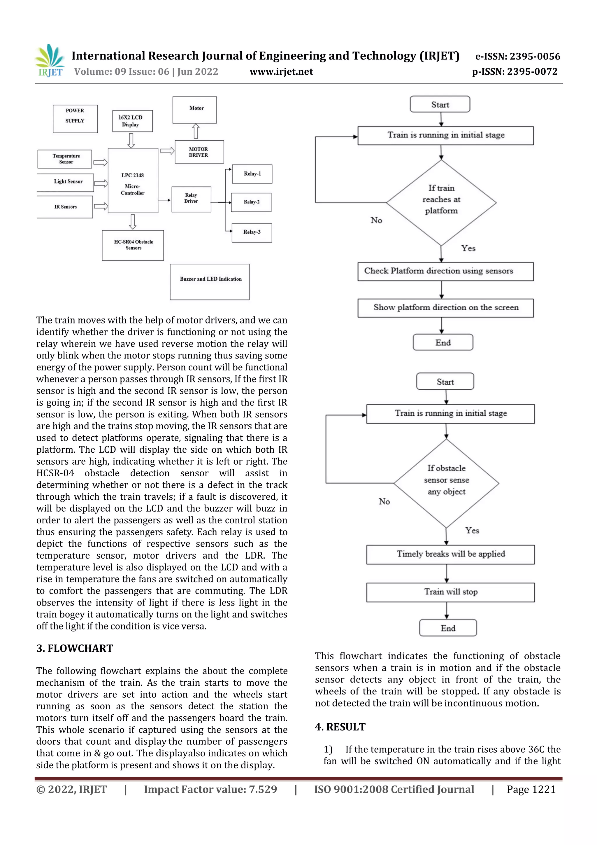 Train automation using ARM7 | PDF