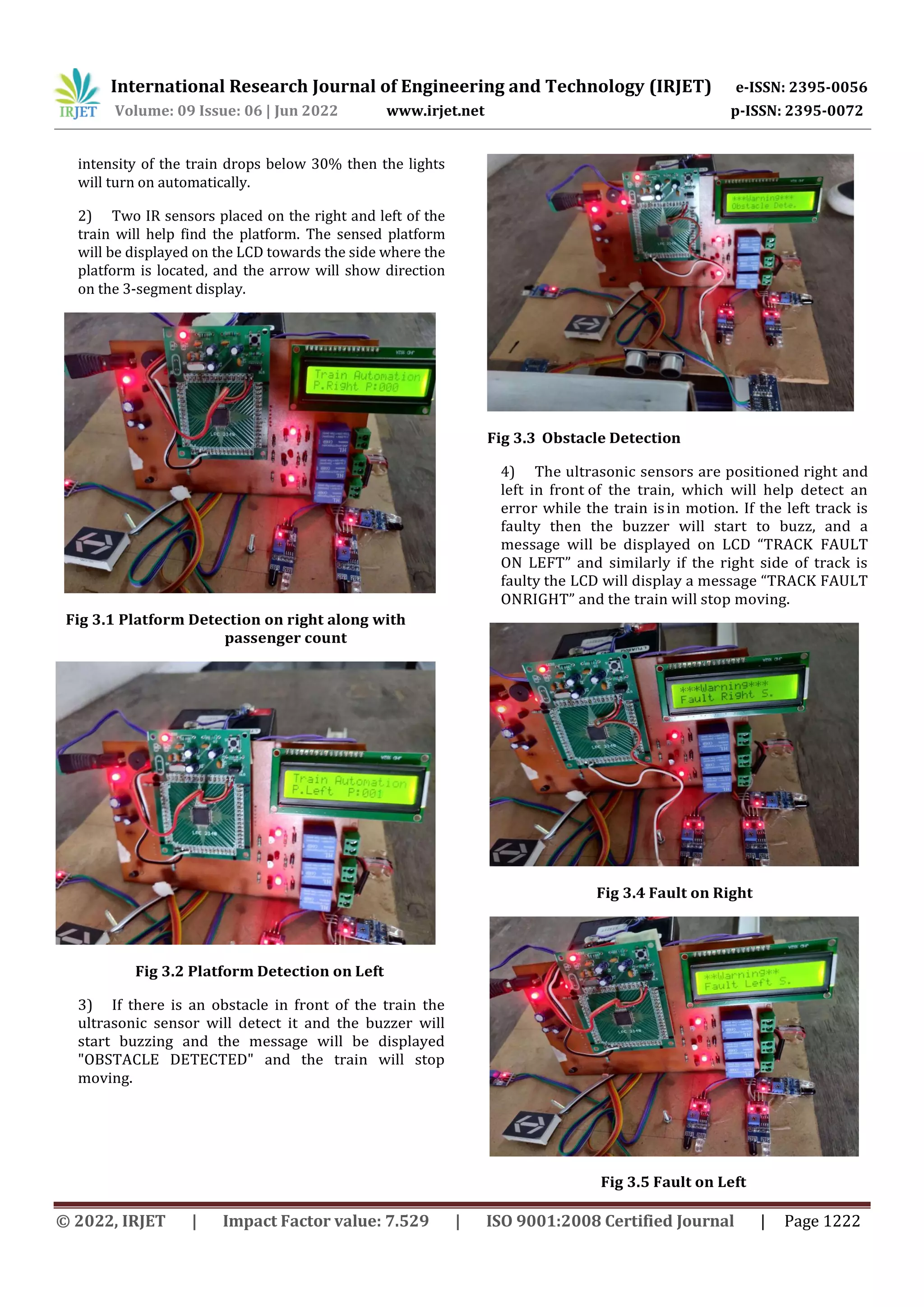 Train automation using ARM7 | PDF