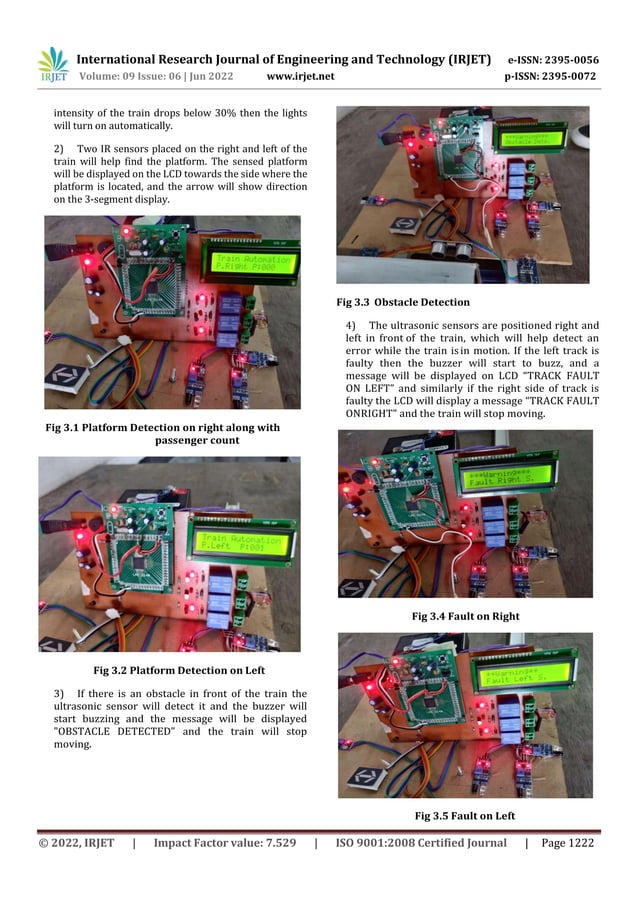 Train automation using ARM7 | PDF