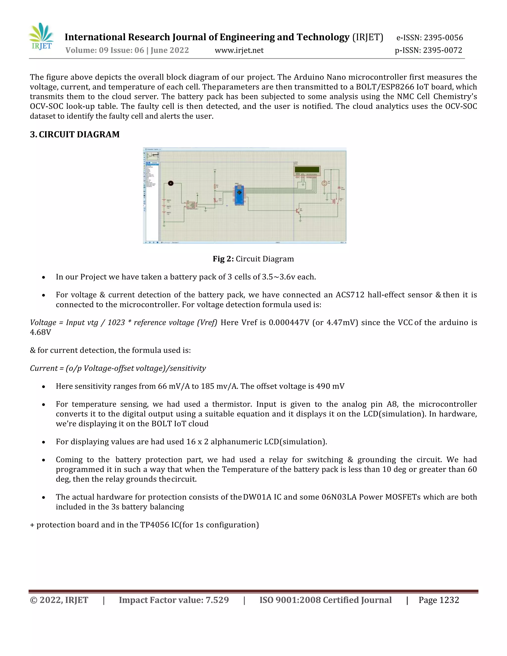 IoT Based smart Battery Management System | PDF