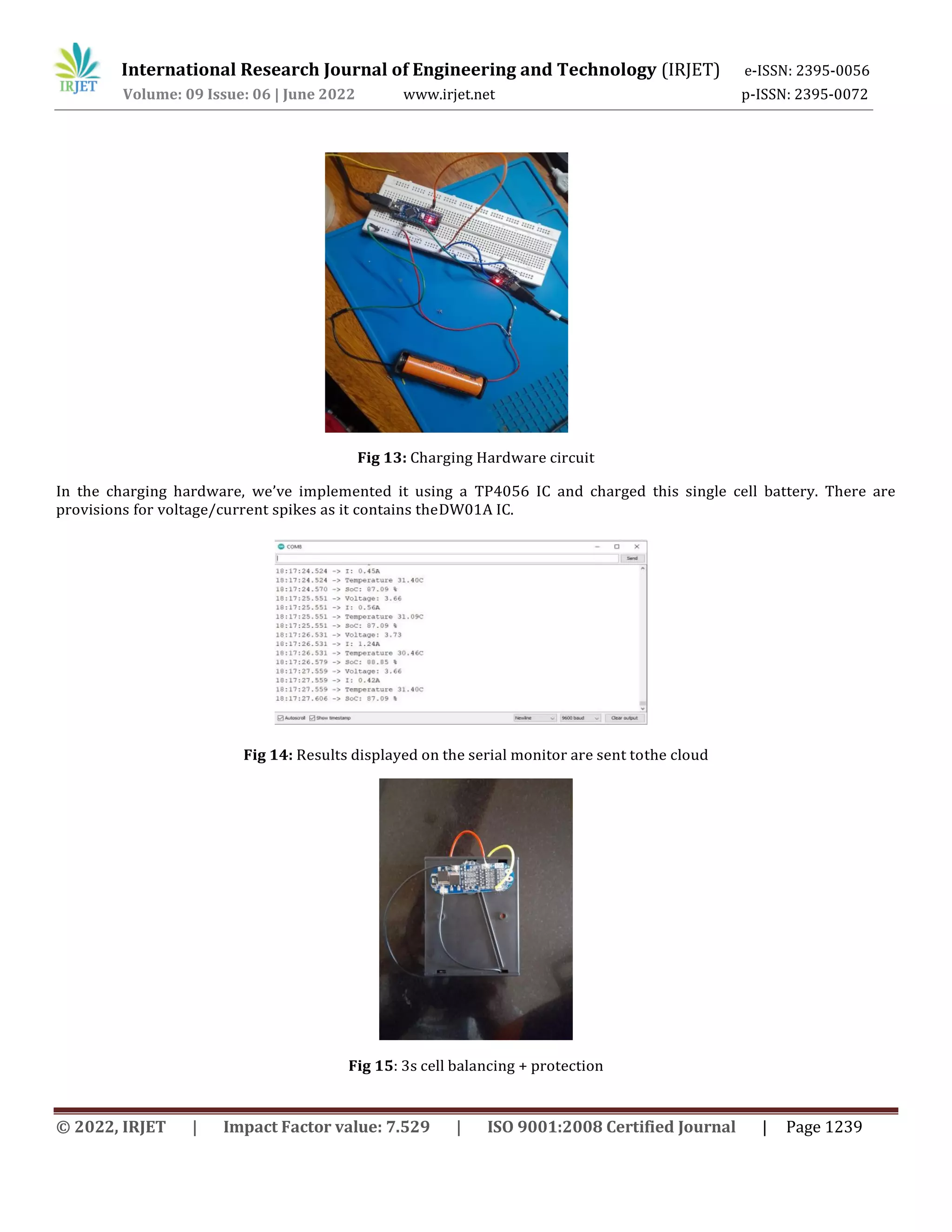 IoT Based smart Battery Management System | PDF