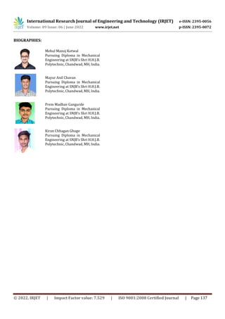 Design and Development of Single-Row Manual Seedling Planter | PDF ...