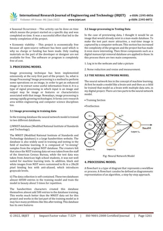 HANDWRITTEN DIGIT RECOGNITION USING MACHINE LEARNING | PDF