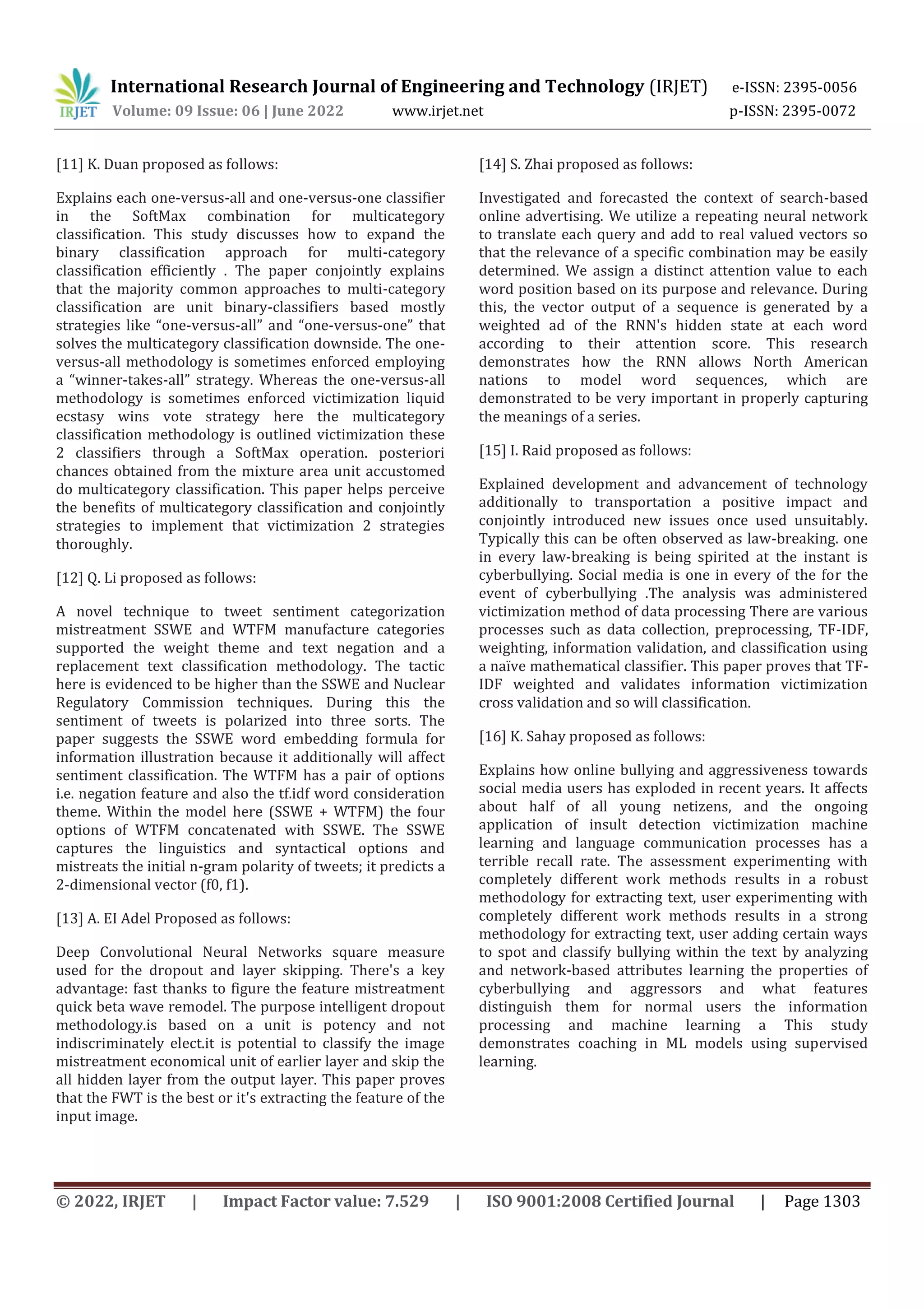 A study of cyberbullying detection using Deep Learning and Machine ...