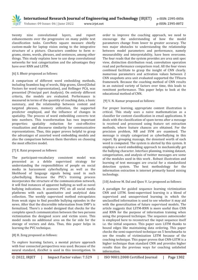 A study of cyberbullying detection using Deep Learning and Machine Learning Techniques | PDF