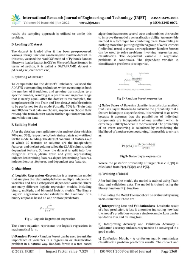 Credit Card Fraud Detection Using Machine Learning & Data Science | PDF