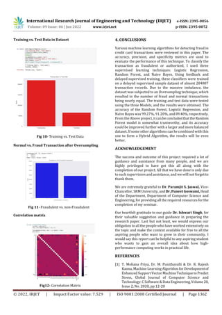 Credit Card Fraud Detection Using Machine Learning & Data Science | PDF