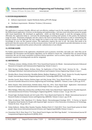 VOICE-BASED EMAIL SYSTEM FOR VISUALLY IMPAIRED PEOPLE | PDF