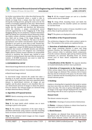 Sketch Based Image Retrieval using Deep Learning based Machine Learning | PDF