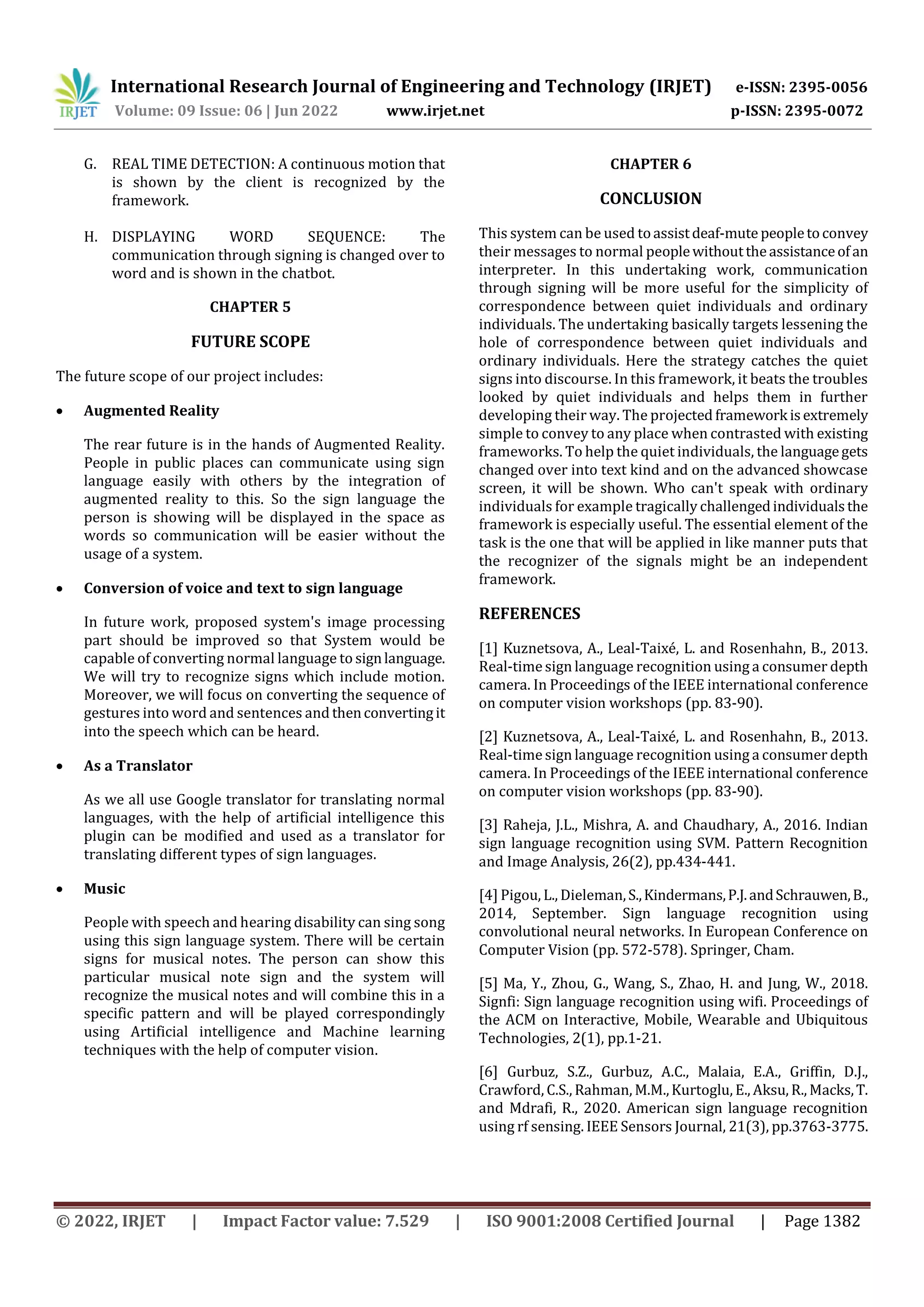 DHWANI- THE VOICE OF DEAF AND MUTE | PDF